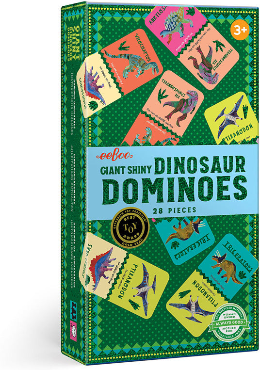 Giant Shiny Dinosaur Dominoes – Stevenson's Toys & Games