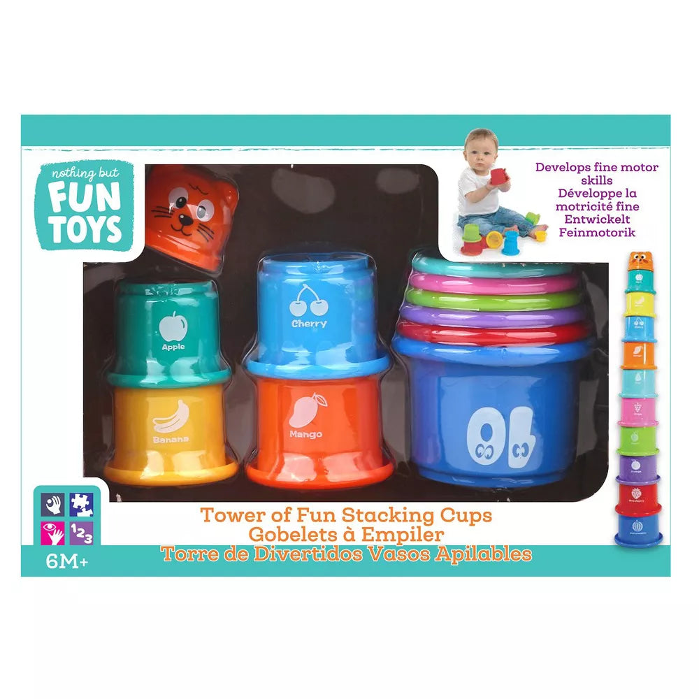 Tower Of Fun Stacking Cups – Stevenson's Toys & Games