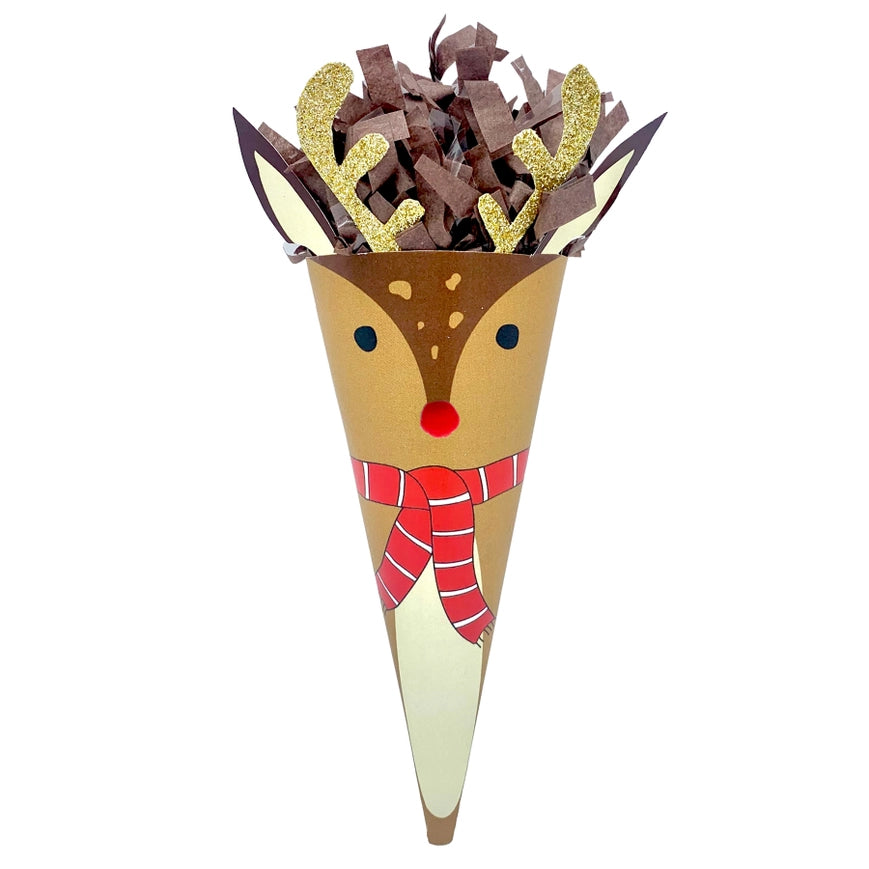 Mini 4" Reindeer Surprise Cone – Stevenson's Toys & Games