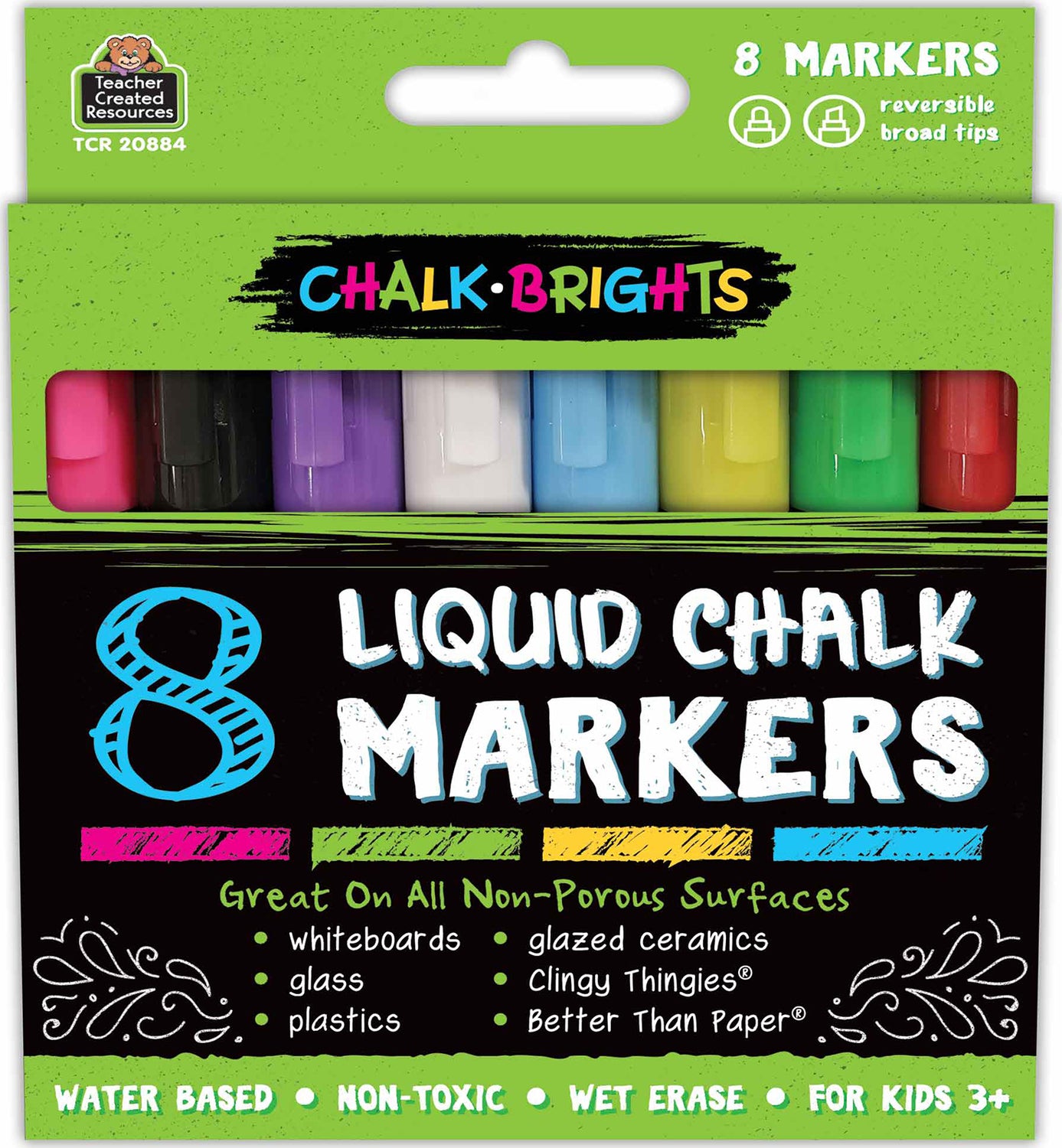 Chalk Brights Liquid Chalk Markers (8 per pack) – Stevenson's Toys & Games