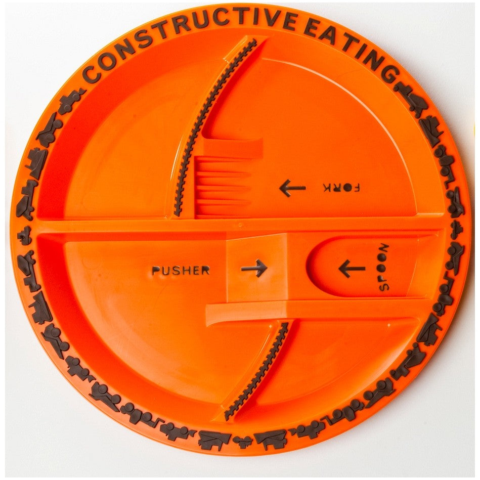 Constructive Eating Construction Plate – Stevenson's Toys & Games