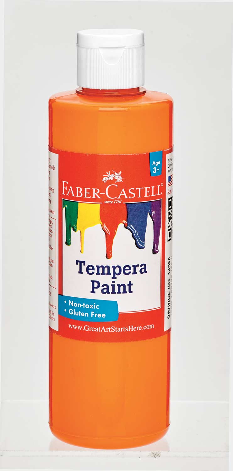 Orange Tempera Paint (8 oz bottles) – Stevenson's Toys & Games