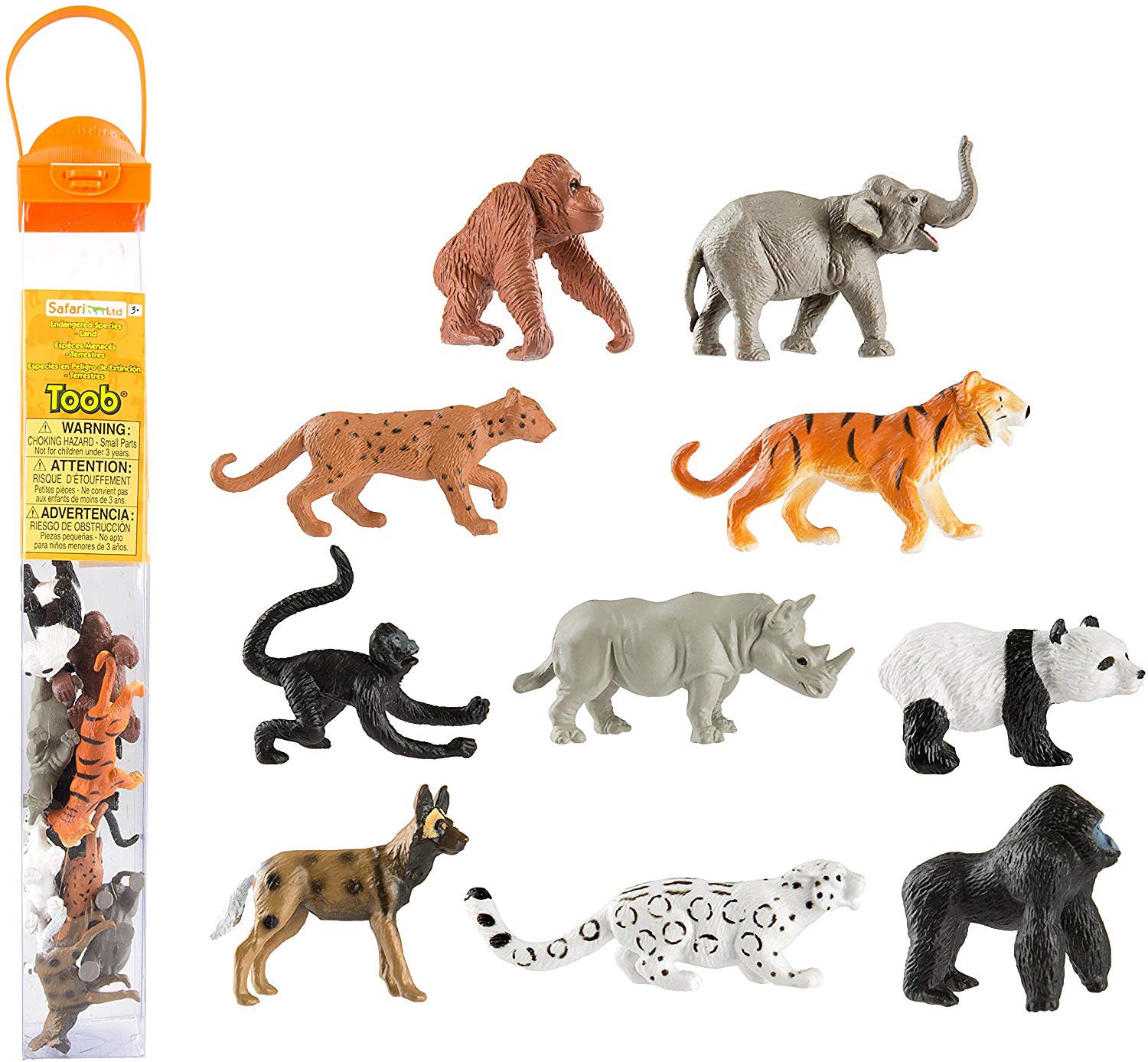 Toob: Endangered Species - Land – Stevenson's Toys & Games